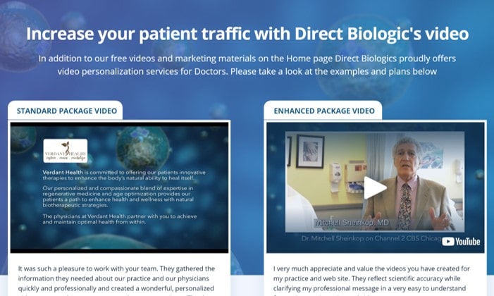 direct biologics exosomes